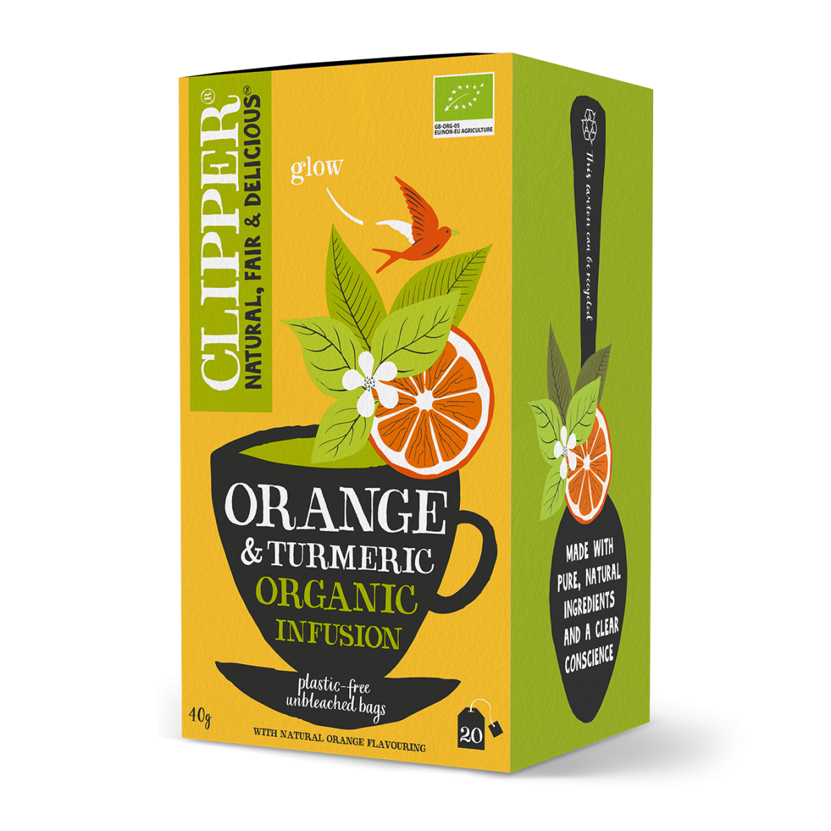 Organic Orange & Turmeric Infusion - Clipper Teas BE